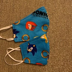 Passion of Essence | Accessories | Sonic The Hedgehog Kid Face Masks ...